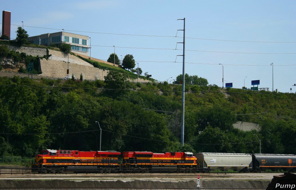 Northbound Empty KCS Grain Train